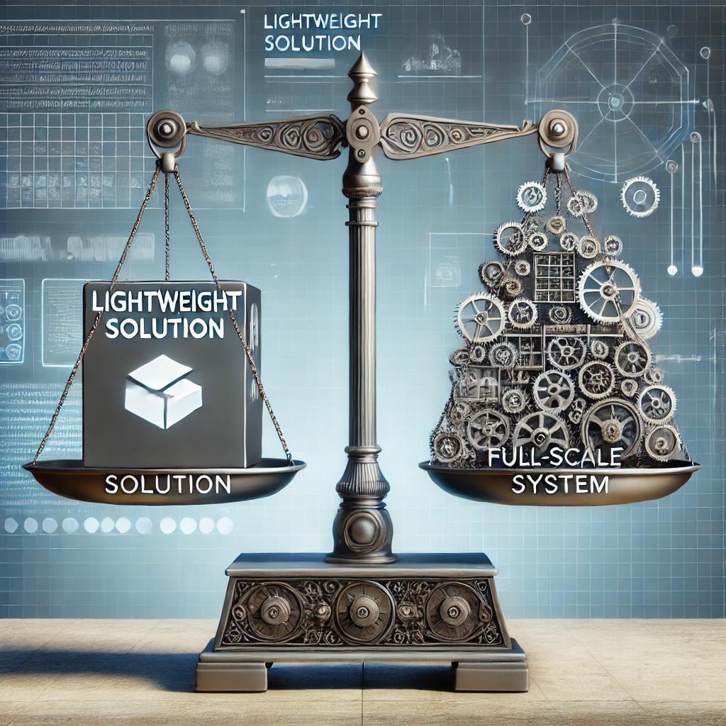 Lightweight Software Solution Can Outshine a Full-Scale System